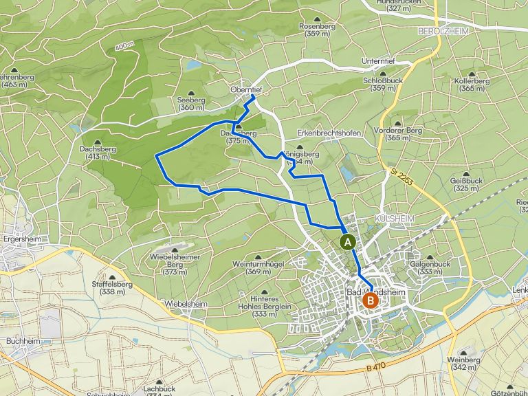 Bad Windsheim nach Oberntief | Wanderung | Komoot
